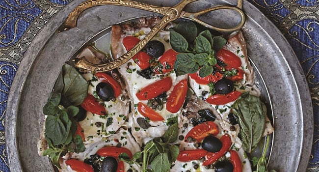 Calabrese Swordfish Pizzaiola Recipe by Eileen Dunne Crescenzi ...