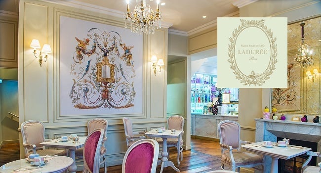 Delight in a Luxury Afternoon Tea for 2 People at Ladurée Dublin with a ...