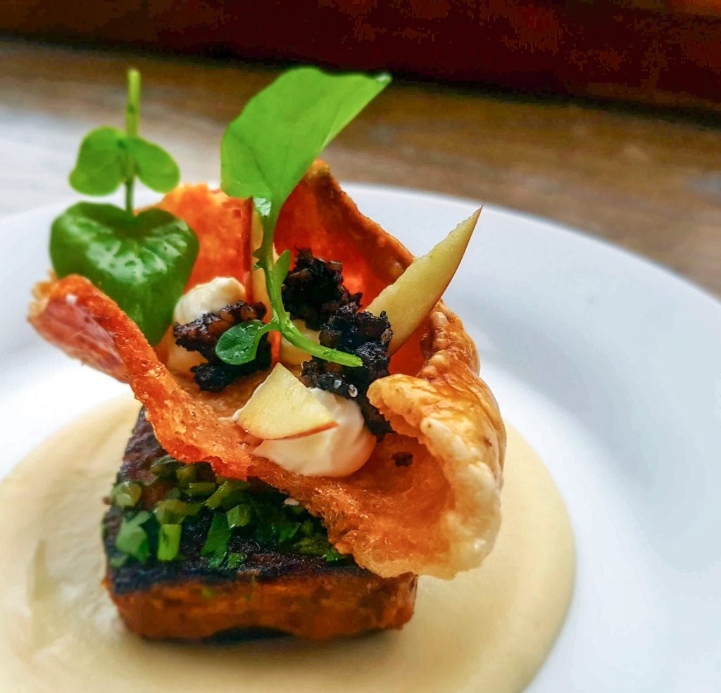 Belly of Pork With Apple Purée Recipe by Chef Chad Byrne at The Brehon