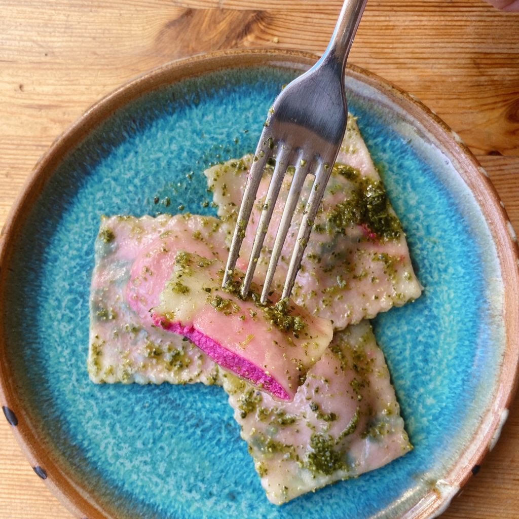 Beetroot Ricotta Ravioli Recipe By Green Earth Organics