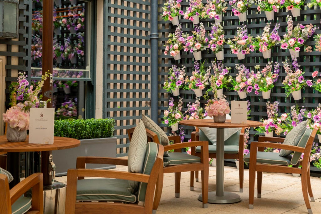 The Champagne Terrace at the Shelbourne Hotel is Now Open For Summer