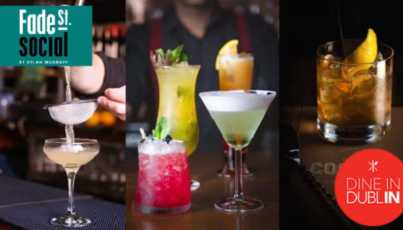 Dine in Dublin - Fade Street Social - 4 Cocktails and Bar Bites for €30 ...
