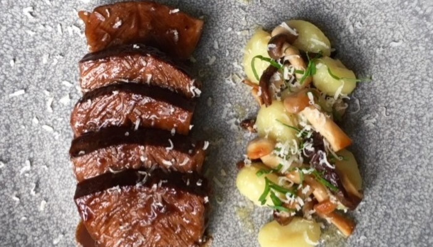 Braised Featherblade of Irish Beef with Poached Gnocchi, Fresh Basil ...