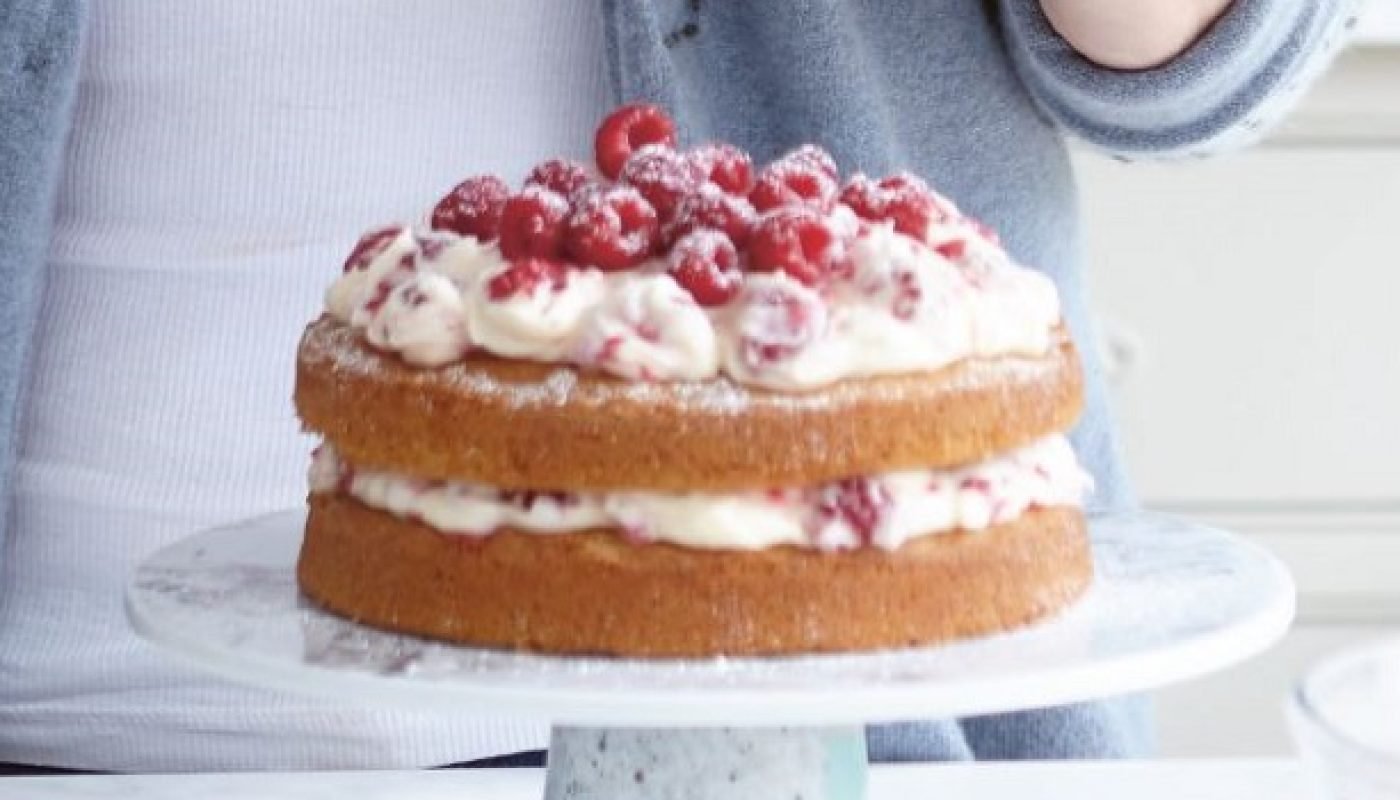 Gingerbread Cake with Raspberries by Rachel Allen