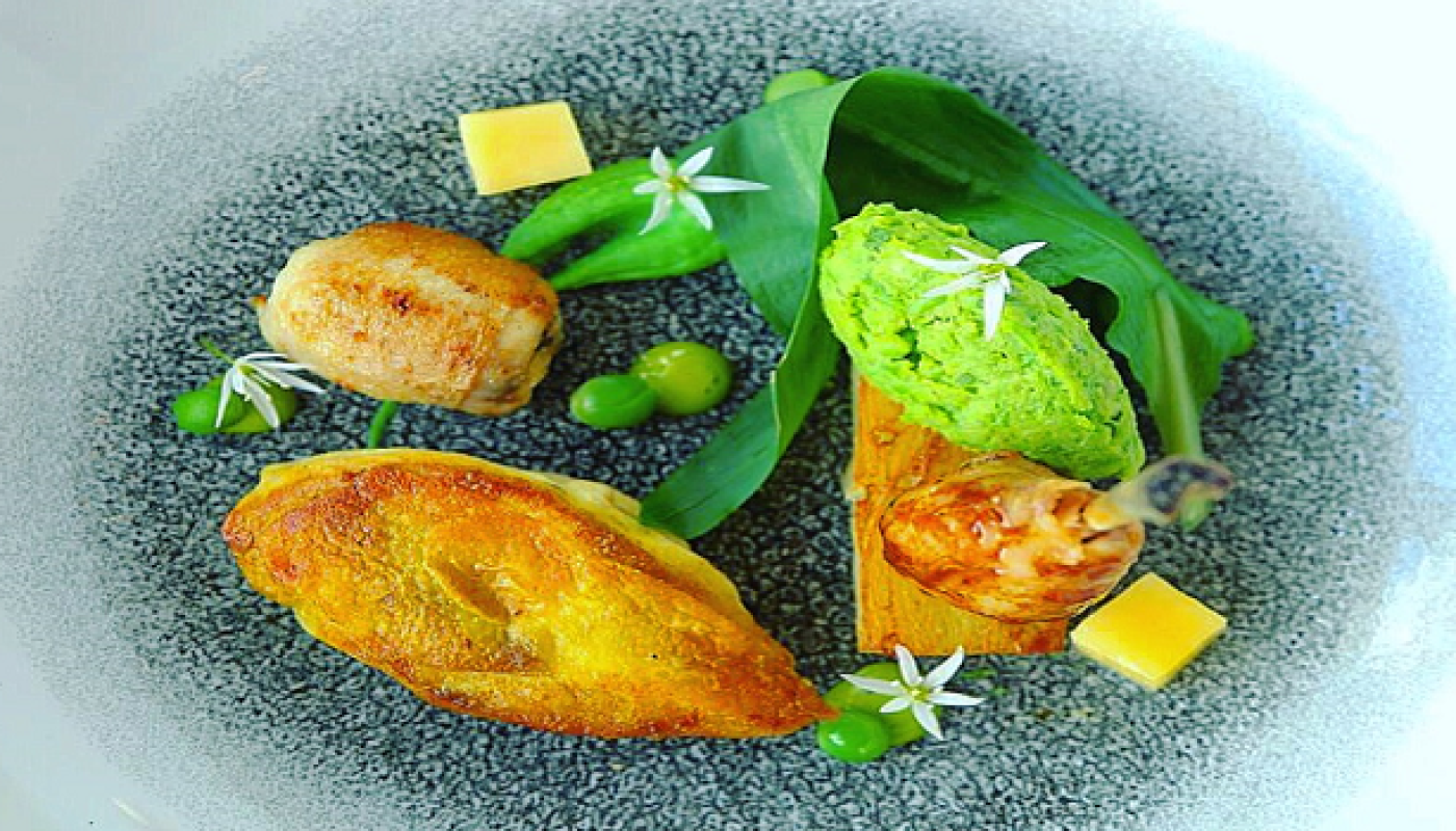 Breast and Leg of Poussin Recipe with Wild Garlic by Chef Colin McKee ...