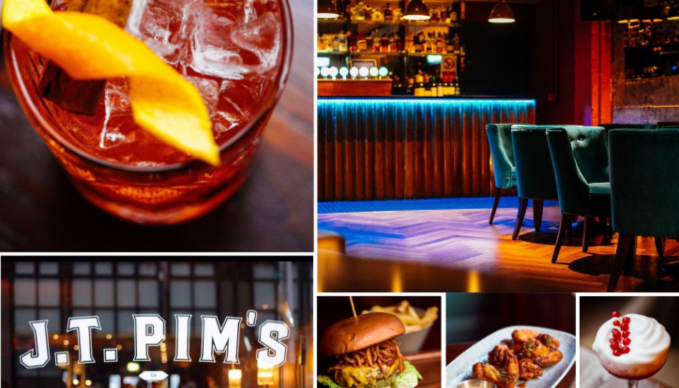 J.T. Pim's Bar - Enjoy dinner for 2 people with a Bottle of Wine for ...